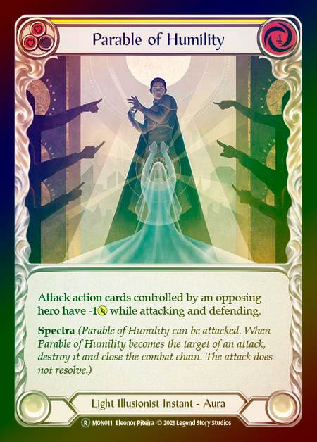 MtG & FaB 専門店 蓮屋 / 【FOIL】[Light Illusionist] Parable of Humility [U ...