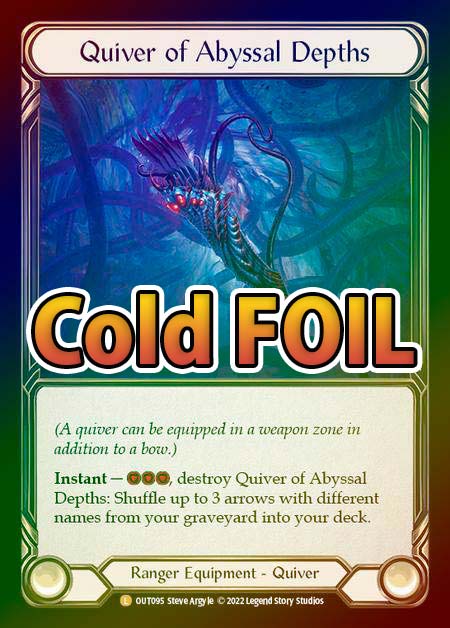 MtG & FaB 専門店 蓮屋 / 【FOIL】[Ranger] Quiver of Abyssal Depths [OUT095-L ...